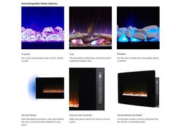 Dimplex® Winslow 36" Wall Mount Electric Fireplace at Menards®