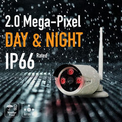 Crystal Vision® Wireless NVR Security Camera Kit with Monitor at Menards®