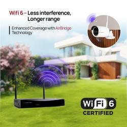 Crystal Vision® Wireless NVR Security Camera Kit with Outdoor AI Bullet ...