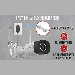 Crystal Vision® 8CH Wireless NVR kit w/10.1 inch & 1TB SSD (2x 3MP ...