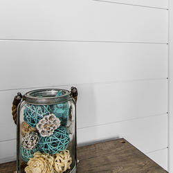 Dakota™ 7-1/4" x 8' White Prefinished Shiplap Wall Plank at Menards®