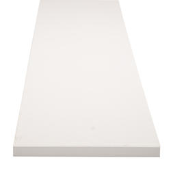 Dakota™ 7-3/4" x 3' White Prefinished Decorative Shelf at Menards®