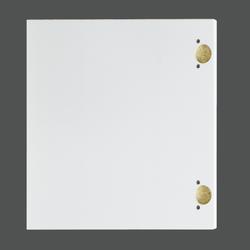 KLËARVŪE Cabinetry® 15" W x 15" H Öland® White Melamine Slab Cabinet ...