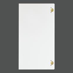 KLËARVŪE Cabinetry® 15" W x 25" H Öland® White Melamine Slab Cabinet ...