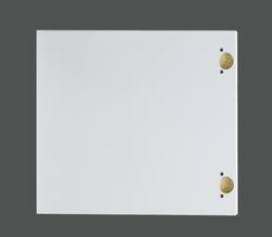 KLËARVŪE Cabinetry® 18" W x 15" H Öland® White Melamine Slab Cabinet ...