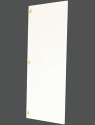 KLËARVŪE Cabinetry® 18" W x 50" H Öland® White Melamine Slab Cabinet ...