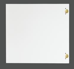 KLËARVŪE Cabinetry® 24" W x 20" H Öland® White Melamine Slab Cabinet ...