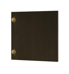 KLËARVŪE Cabinetry® 24" W x 25" H Sarek® Teak Melamine Slab Cabinet ...