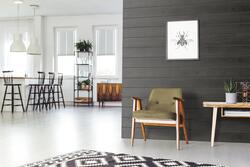 Dakota™ 7-1/4" x 8' Charcoal Prefinished Shiplap Wall Plank at Menards®