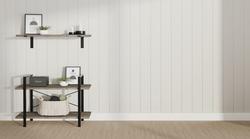 Dakota™ 7-1/4" x 8' White Prefinished Shiplap Wall Plank at Menards®