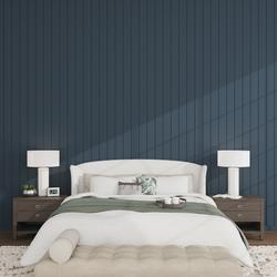 Dakota™ 5-1/8" x 8' Matte Blue Prefinished Skinny Shiplap Wall Plank at ...