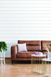 Dakota™ 5-1/8" x 8' White Prefinished Skinny Shiplap Wall Plank at Menards®