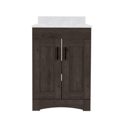 Dakota Monroe 24 W x 21 5 8 D Charcoal Bathroom Vanity Cabinet