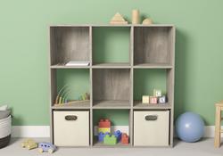 Dakota™ 36-3/4"W x 36-3/4"H x 11-3/8"D Ponderosa 9-Cube Storage ...