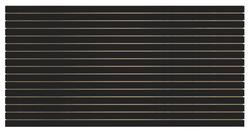 Dakota™ 3/4 x 48 x 96 Matte Black Prefinished Slatwall Panel at Menards®