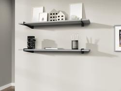 Dakota™ 7-3/4" x 3' Matte Gray Prefinished Decorative Shelf at Menards®