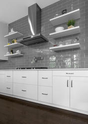 KLËARVŪE Cabinetry® Öland® White 11" x 30" Slab Cabinet Door Set 2 ...