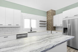 KLËARVŪE Cabinetry® Öland® White 11" x 30" Slab Cabinet Door Set 2 ...