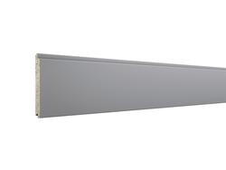 Dakota™ 5-1/8" x 8' Matte Gray Prefinished Skinny Shiplap Wall Plank at ...