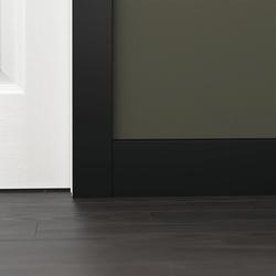 Dakota™ 1/2 x 3-1/2 x 8' Prefinished Matte Black Craftsman Base ...