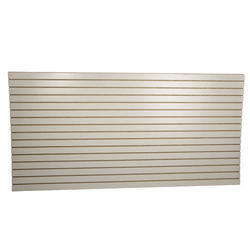 Dakota™ 3/4 x 48 x 96 White Melamine Slatwall Panel at Menards®