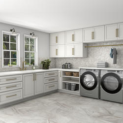 Mohawk® Artisanal Stone Blanco Hexagon 12 x 11 Ceramic Mosaic Tile at ...