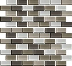 Mohawk® Color Wave Soft Cashmere 13 x 12 Brick Joint Glass Mosaic Tile ...