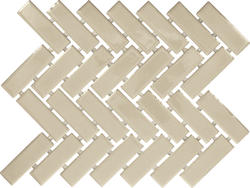 Mohawk® Vivant™ Semi-Gloss Urban Putty 9 x 12 Ceramic Herringbone ...