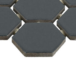 Mohawk® Vivant™ Semi-Gloss Chalkboard 12 x 10 Ceramic Hexagon Mosaic ...