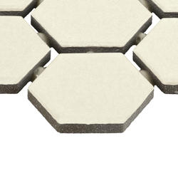 Mohawk® Vivant™ Matte Biscuit 12 x 10 Ceramic Hexagon Mosaic Tile at ...