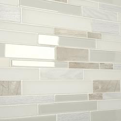 Mohawk® Inspired Earth Ice 11 x 14 Glass and Stone Mosaic Tile at Menards®