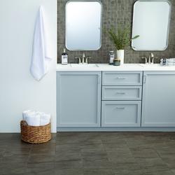 Mohawk® Logan Springs Charcoal 12 x 12 Ceramic Floor and Wall Tile at ...