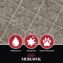 Mohawk® Lakeview Graphite 12 x 12 Ceramic Floor and Wall Tile at Menards®