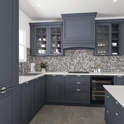 Mohawk® Burlington Heights Midnight Shadow 12 x 11 Ceramic Mosaic Tile ...