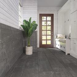 Mohawk® Burlington Heights Midnight 12 x 24 Porcelain Floor Tile at ...