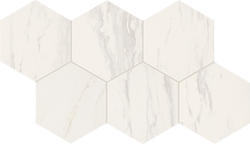 Mohawk® Bloomfield Stellar White 8 x 9 Porcelain Hexagon Floor and Wall ...