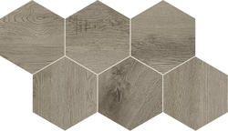 Mohawk® Bloomfield Cypress Gray 8 x 9 Porcelain Hexagon Floor and Wall ...