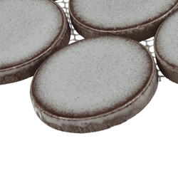 Mohawk® Ember Creek Vintage Gray 10 x 14 Ceramic Coin Mosaic Tile at ...