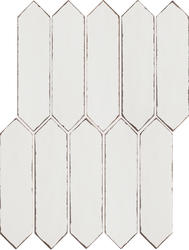 Mohawk® European Farmhouse Lace White 3 x 12 Picket Ceramic Wall Tile ...