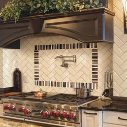 Mohawk® Phase Evening Shadow 12 x 12 Glass Mosaic Tile at Menards®