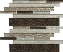 Mohawk® Grand Terrace Richfield 12 x 15 Random Block Glass Mosaic Tile ...