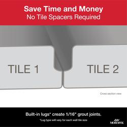 Mohawk® Stonebrook Carrara White 4 x 12 Ceramic Wall Tile at Menards®