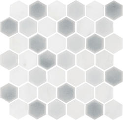 Mohawk® Marian Manor Silhouette Stone 12 x 12 Mixed Marble Hexagon ...