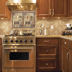 Mohawk® Phase Summer Storm 12 x 12 Glass Mosaic Tile at Menards®