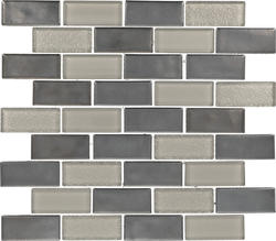 Mohawk® Renton Tavern Taupe 13 x 12 Glass Brick Joint Mosaic Tile at ...