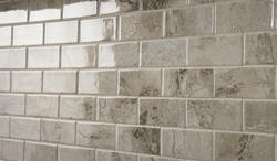 Mohawk® Temple View Steele Brick Joint 12 x 12 Ceramic Mosaic Tile at ...