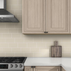 Mohawk® Vivant™ Matte Urban Putty 4 x 8 Ceramic Wall Tile at Menards®