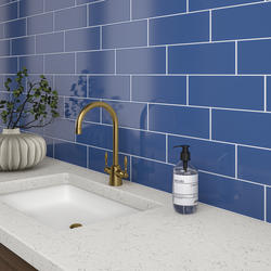 Mohawk® Vivant™ Semi-Gloss Accent Sea Breeze 4 x 12 Ceramic Wall Tile ...