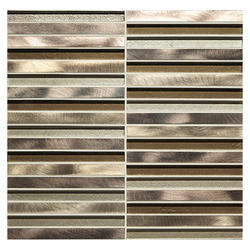 Mohawk® Phase Warm Sunset 12 x 12 Glass Mosaic Tile at Menards®