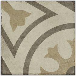 Mohawk® Quartetto™ Warm Circolo 8 x 8 Encaustic Porcelain Floor and ...